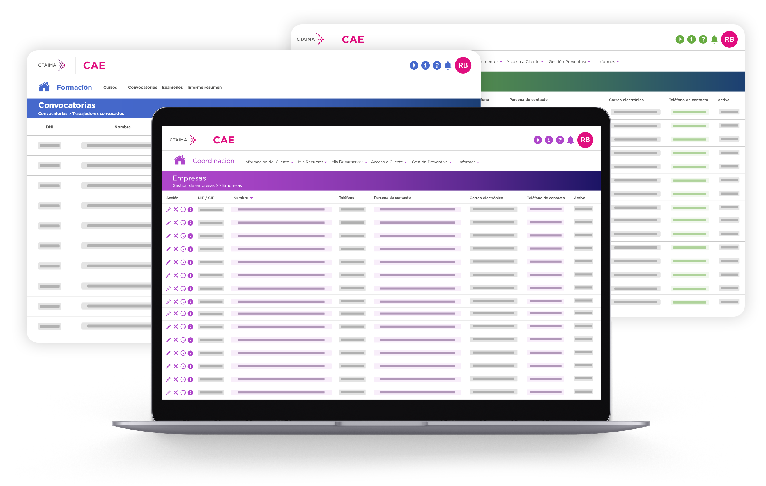 CTAIMA - Software Coordinación Empresarial y Prevención riesgos